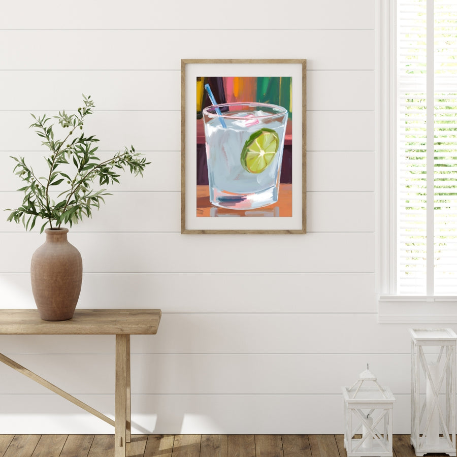 Chic Cocktail Wall Art for Gin Lovers – Wordorate