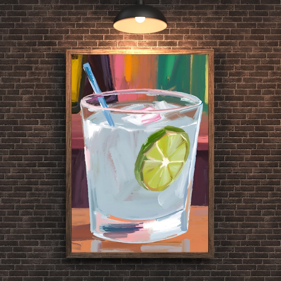 Chic Cocktail Wall Art for Gin Lovers – Wordorate